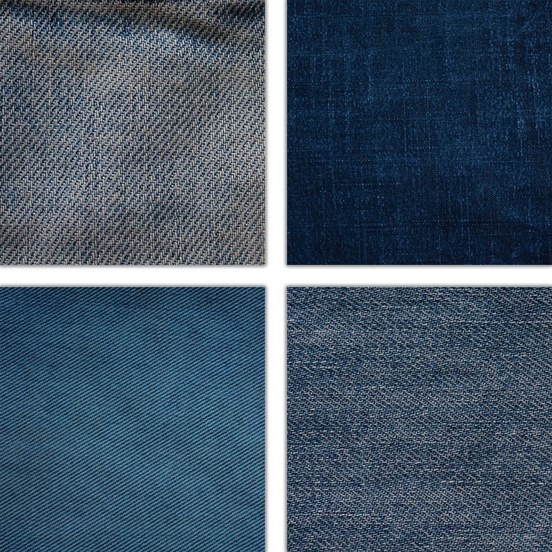 Fabric Scrapbook Paper Denim Digital Paper Grunge Textures - Etsy