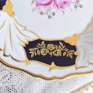 Vintage Plate Cobalt Porcelain Deep Dish Plate Weimar Germany Plate ...