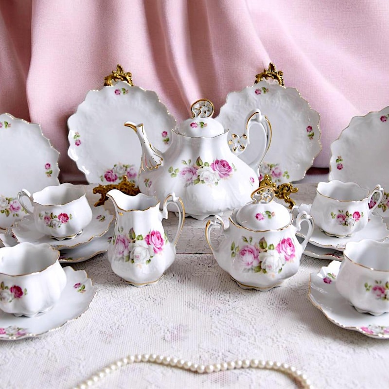 Porcelain Tea Set - Etsy