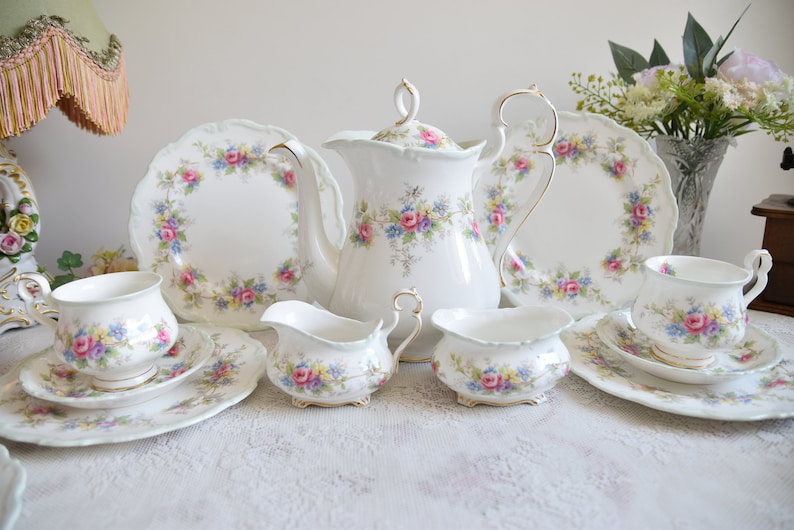 Royal Albert Set Colleen Set Tea Set by Royal Albert Bone - Etsy