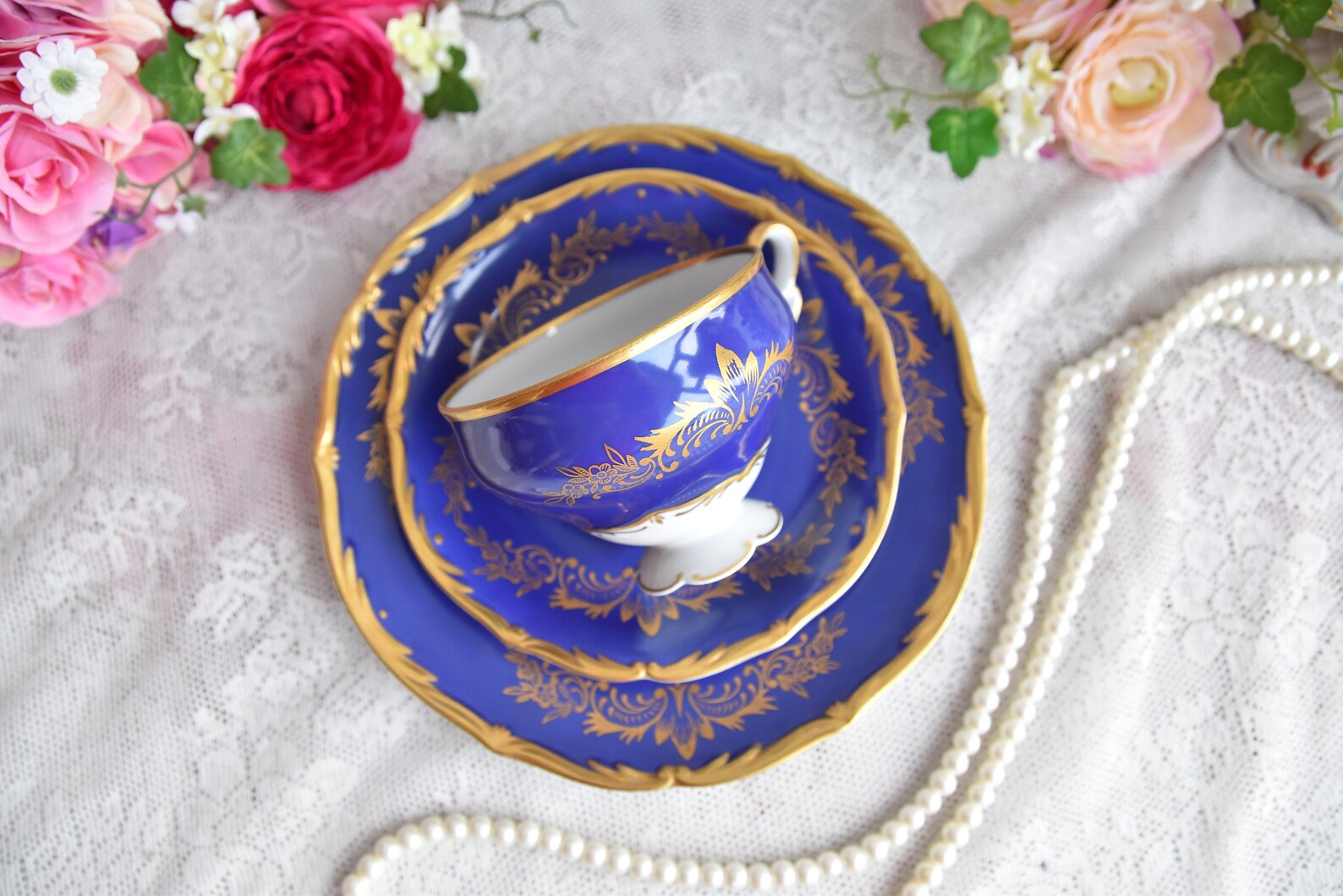 German Tea Cup Floral Tea Cup Set Schierholz Germany Tea Cups - Etsy