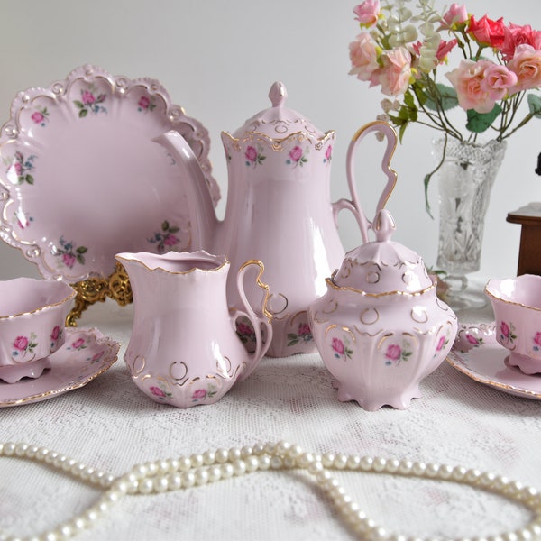 Pink Tea Cup Set - Etsy