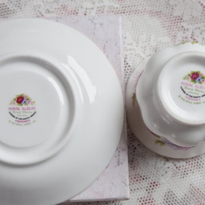 Flowers of the Month March Royal Albert Tea Cup Floral English Tea Cup ...