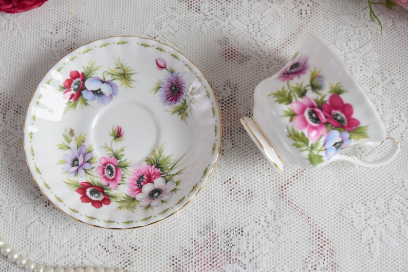 Flowers of the Month March Royal Albert Tea Cup Floral English Tea Cup ...