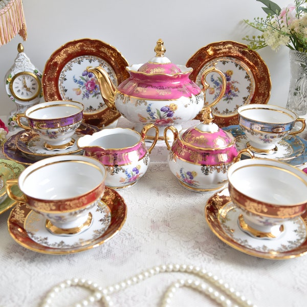 Antique Tea Set - Etsy