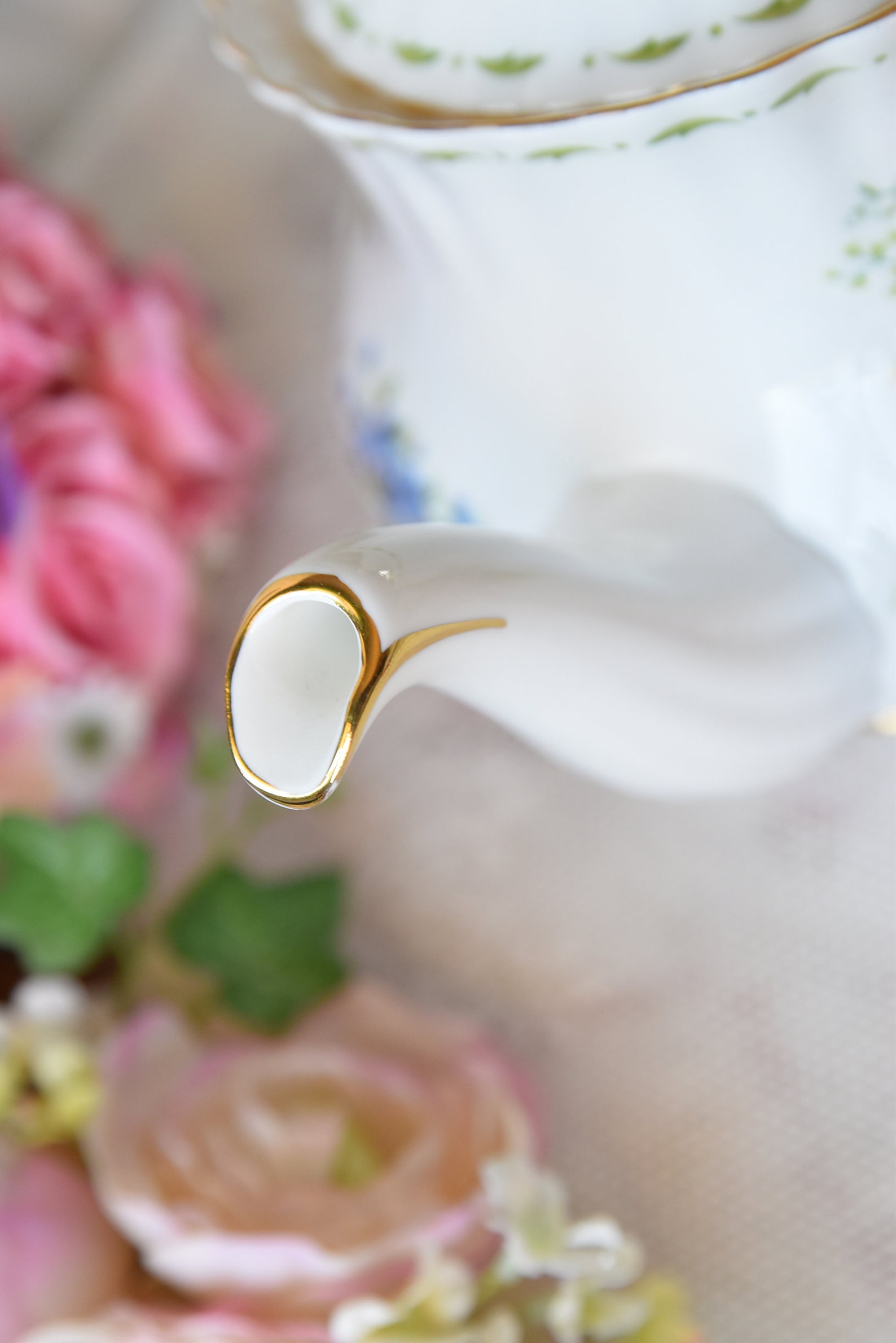 Royal Albert Flowers of the Months England Tea Pot English Bone China ...