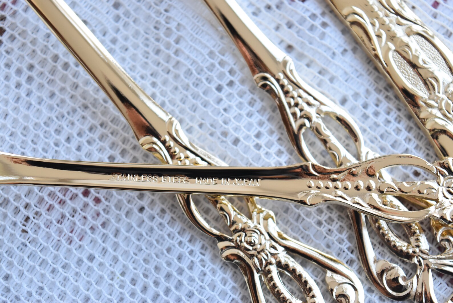 Vintage Dinner Spoon Set Golden Color Dinner Spoon Soup Spoon - Etsy