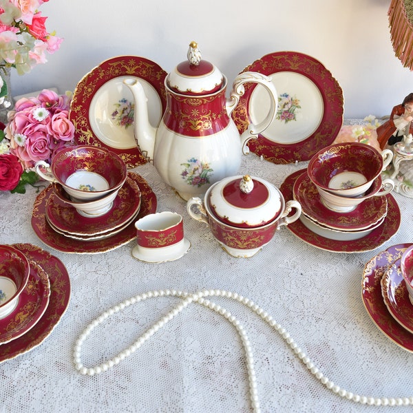 Porcelain Tea Set - Etsy