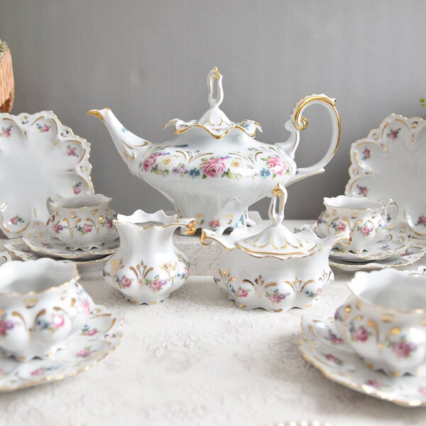 Antique Tea Set - Etsy