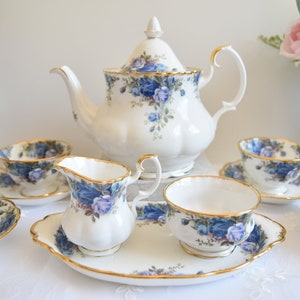 Royal Albert Tea Set Set Vintage Floral Tea Set Royal Albert Moonlight ...