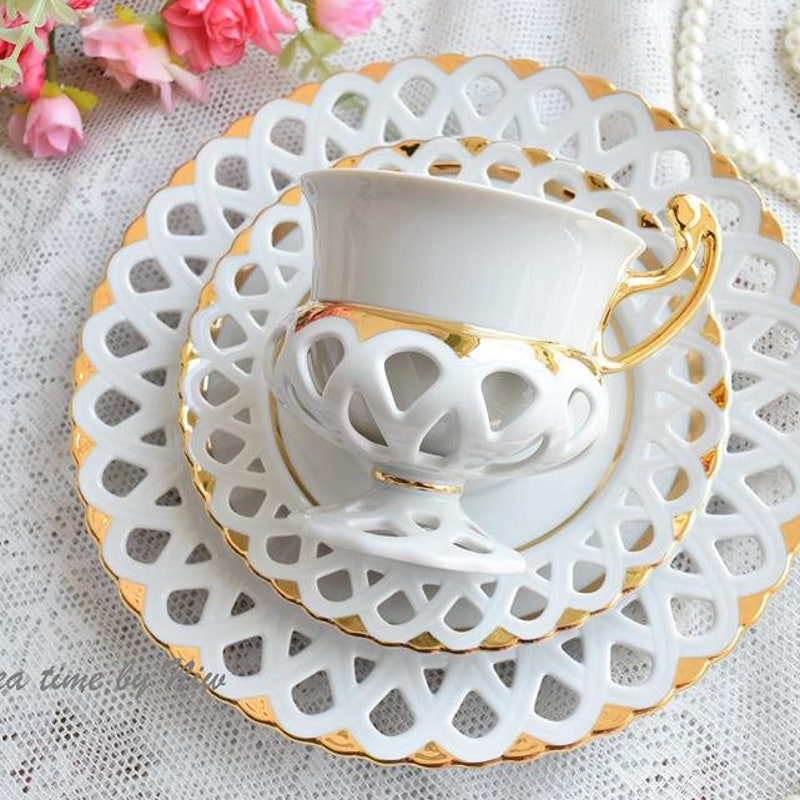 Porcelain Tea Cup - Etsy