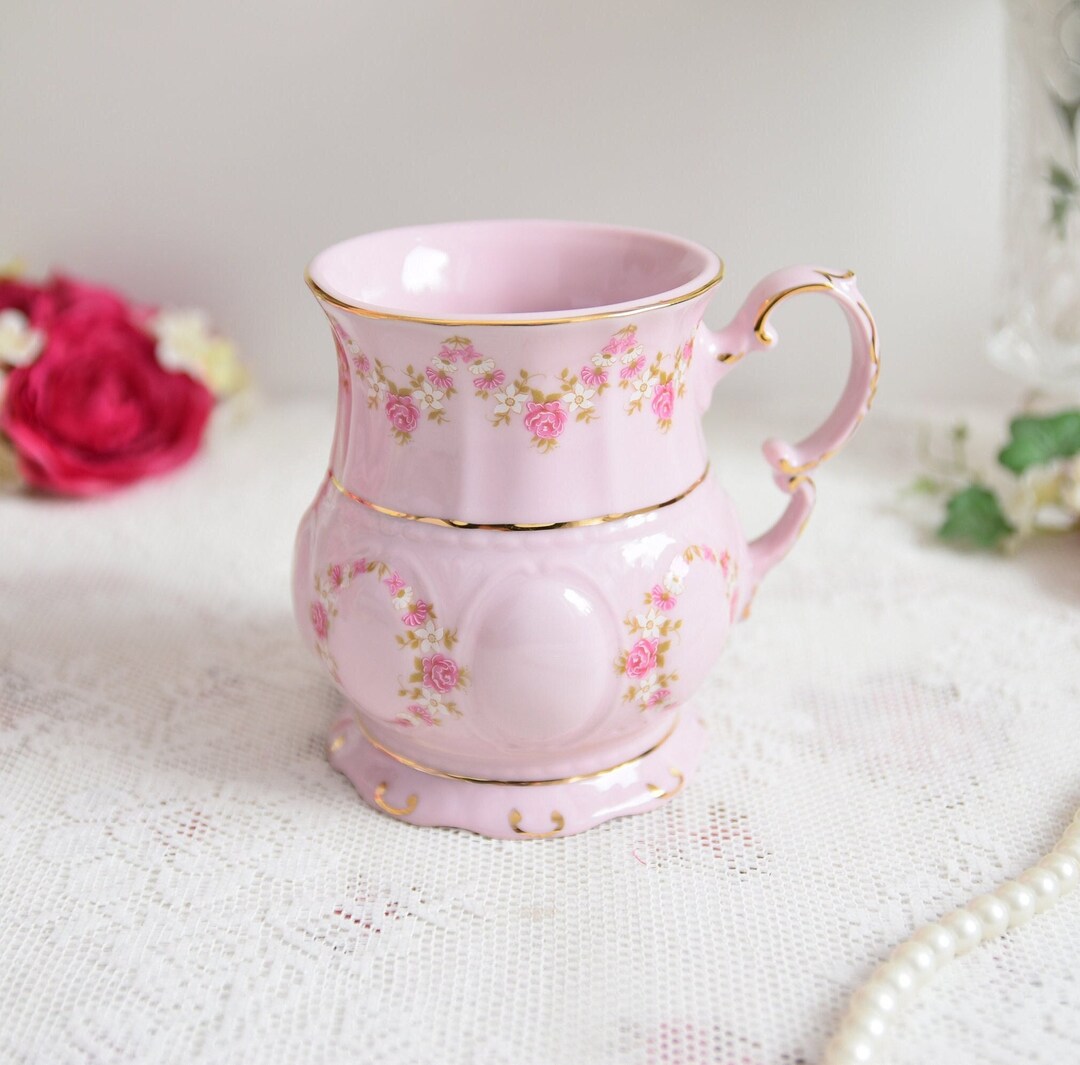 Gifts for Her, Pretty Mug, Porcelain Mug, Gift for Woman, Coffee Mug ...