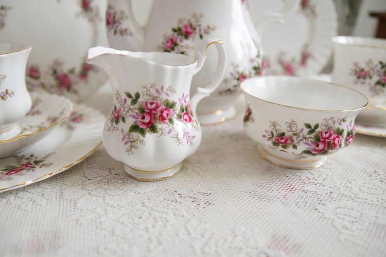 Royal Albert Lavender Rose Tea Set – Vintage English Bone China With ...