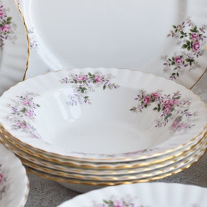 Dinner Set Vintage Floral Dinner Set Royal Albert Lavender Rose England ...