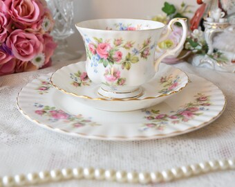 English Rose Tea Set - Etsy