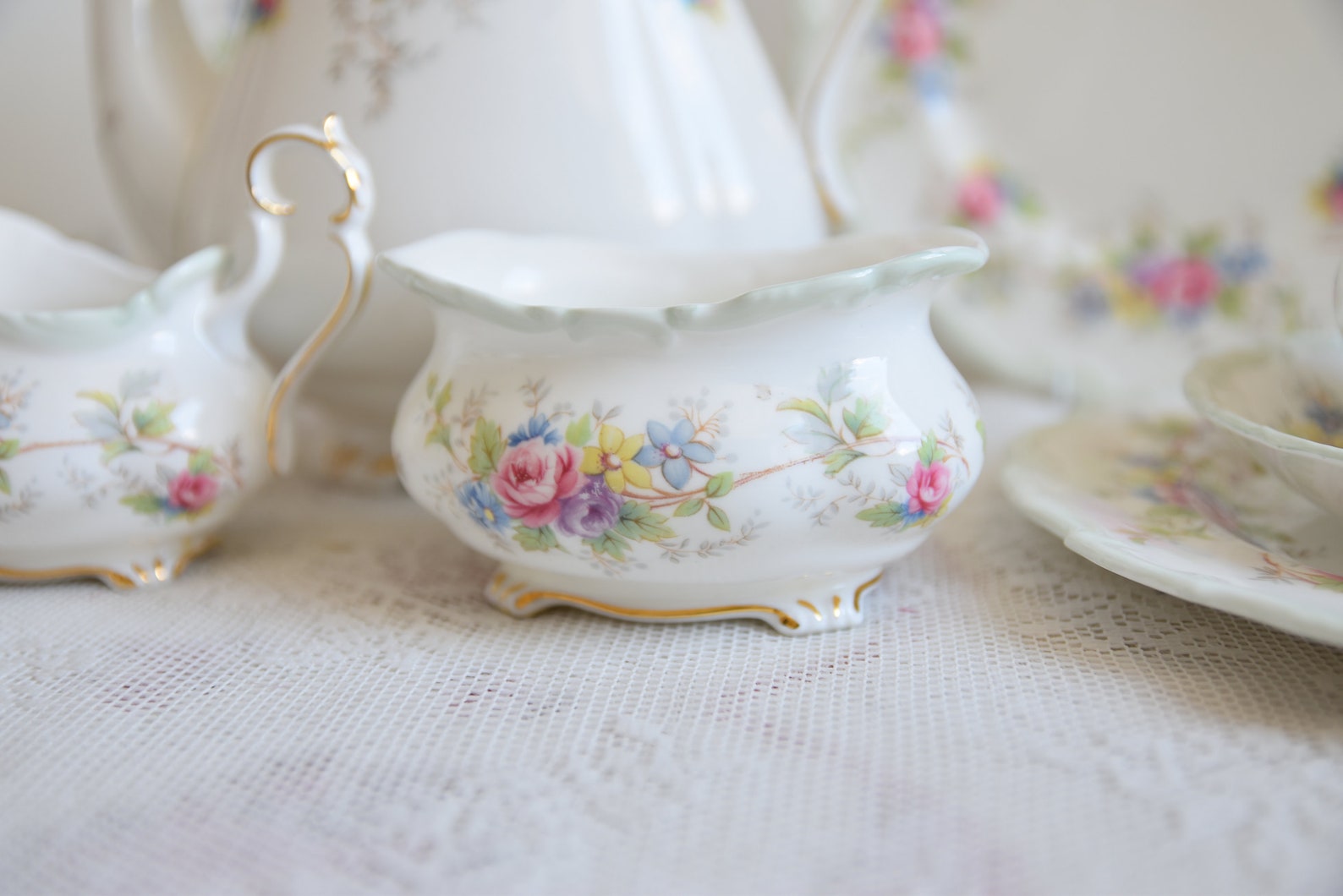 Royal Albert Set Colleen Set Tea Set by Royal Albert Bone - Etsy