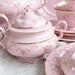 Collectibles China Tea Service Set Pink China Set Vintage - Etsy