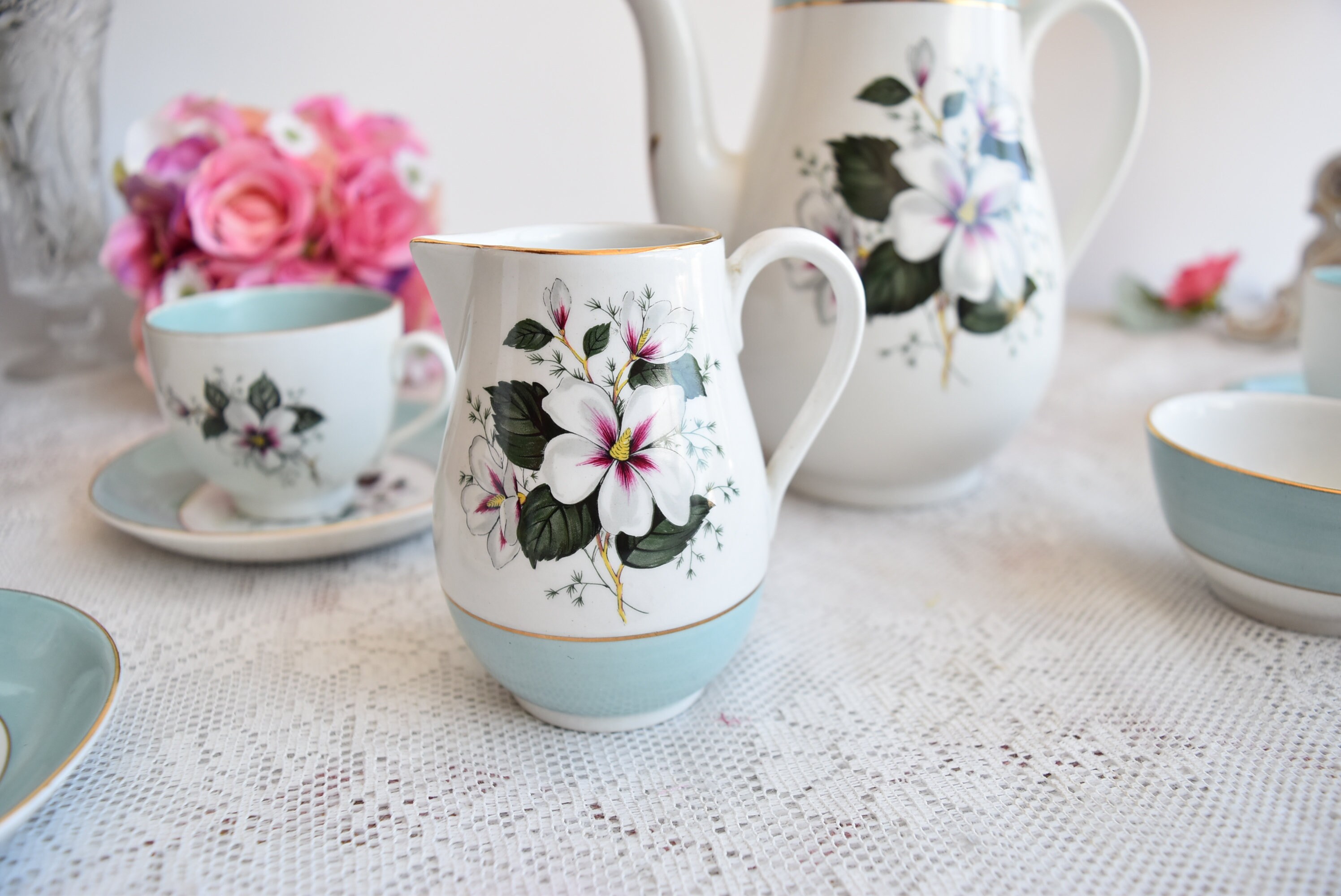 Coffee Set Vintage Coffee Set Coffee Cup Set Porcelain Coffee - Etsy