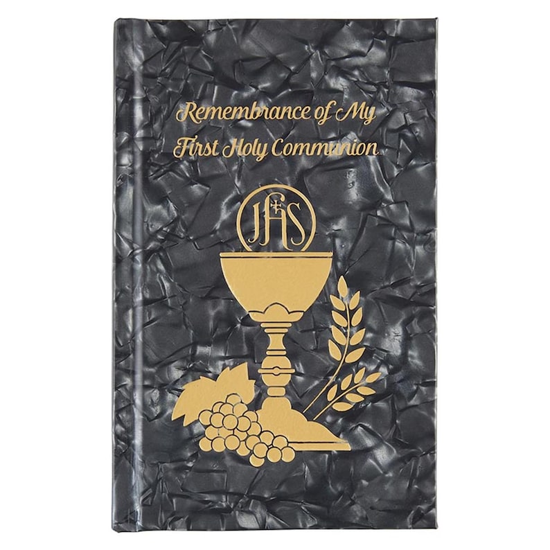 First Holy Communion Missal Prayer Book With Gold Chalice With ...