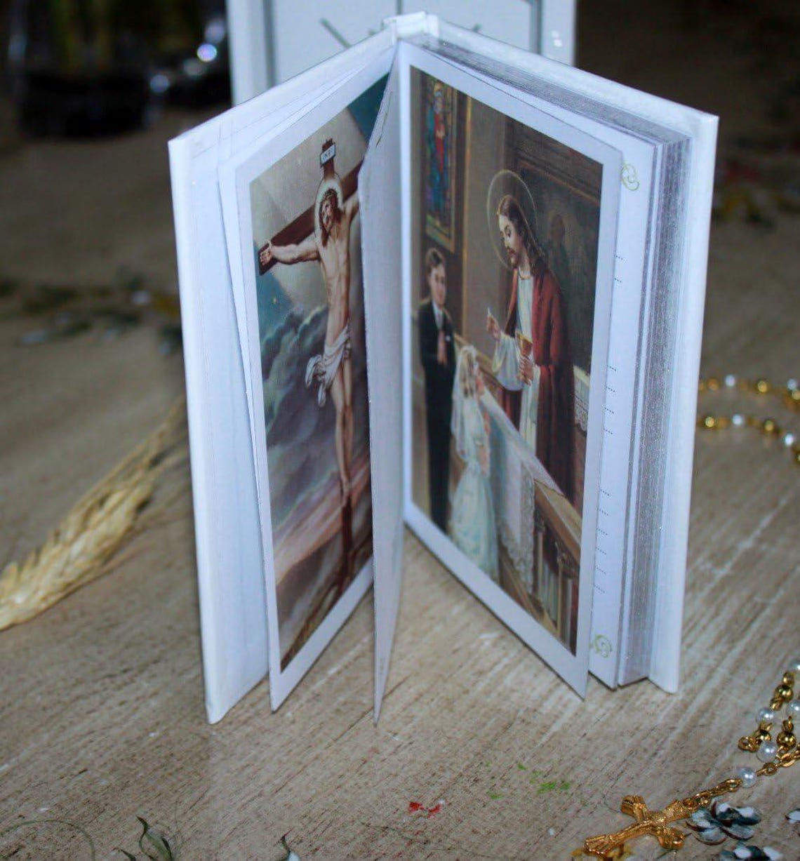 First Holy Communion Missal Prayer Book With Gold Chalice With ...