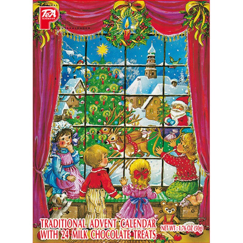 2 Packs of Chocolate Advent Calendar Countdown to Christmas - Etsy