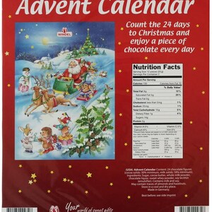 2 Packs of Chocolate Advent Calendar Countdown to Christmas - Etsy