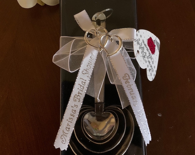 Crystal Rose W/silver Stem & Leaves Love Wedding Favors in a Fancy Box ...