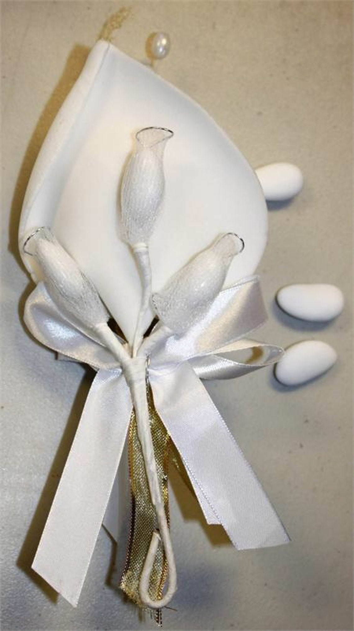 Charming Calla Lily Decorated Chocolate and Jordan Almonds - Etsy