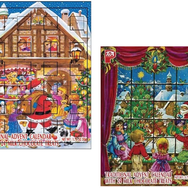 Christmas Chocolate Advent Calendar - Etsy