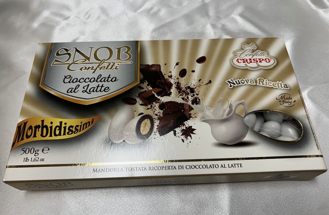 Crispo Italian Roasted Almond & Chocolate Confetti (snob) (1.1 Lbs, 500 ...
