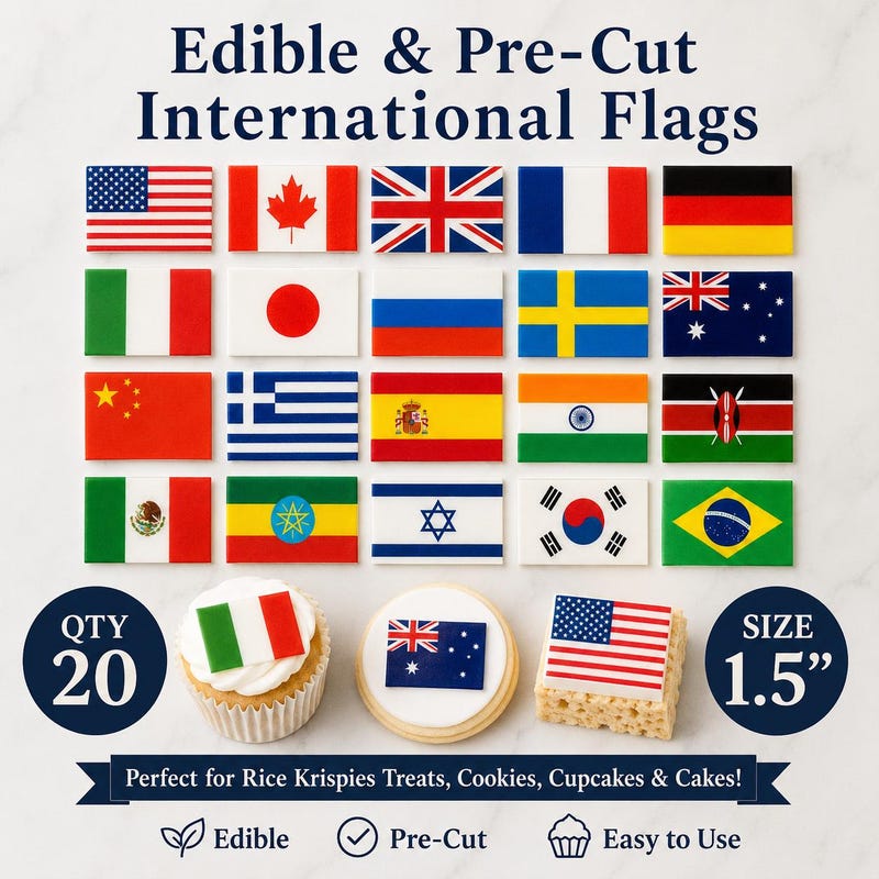Us Flag Edible - Etsy