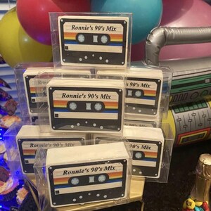 Custom Cassette Edible Image Toppers! 90s 80s Cassette, Edible Cassette ...