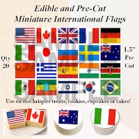 Business Logo Cupcake Flags Toothpick Flags Personalized Corporate Logo ...