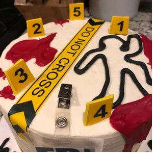 Edible Crime Scene Decals for Cakes and Cupcakes! Images Are Made From ...