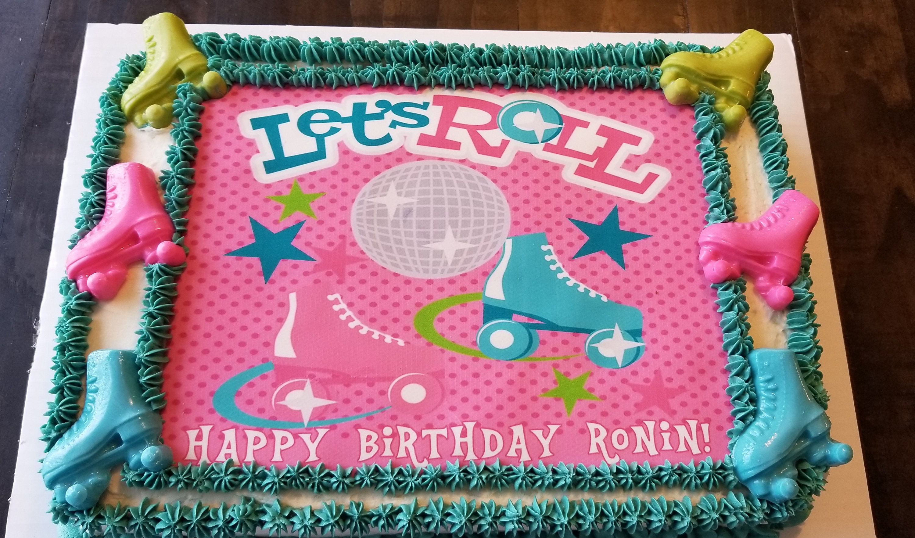 Roller Skating Cake Ideas