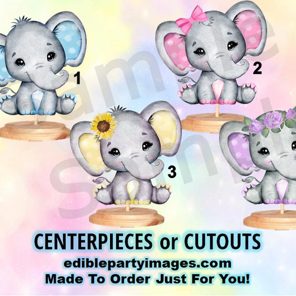 Elephant Centerpiece - Etsy