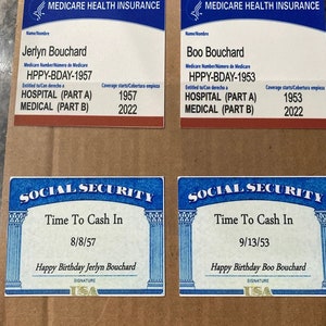 Edible Social Security Card Cake Topper Image. Realistic Customizable ...