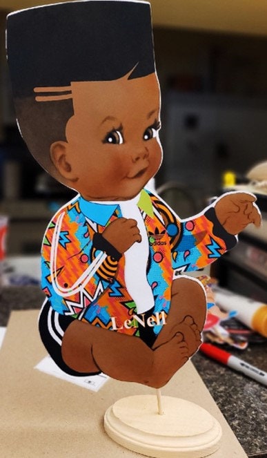 Hip Hop Baby Boy Centerpieces, Fresh Baby Prince Cut Outs, Prince Fresh ...