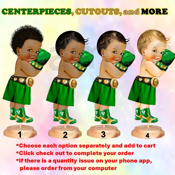 Boxing Centerpiece - Etsy