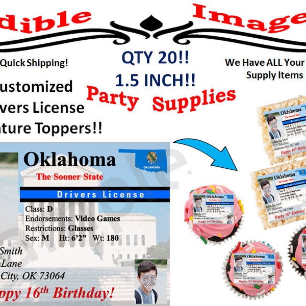 Drivers License Cake - Etsy