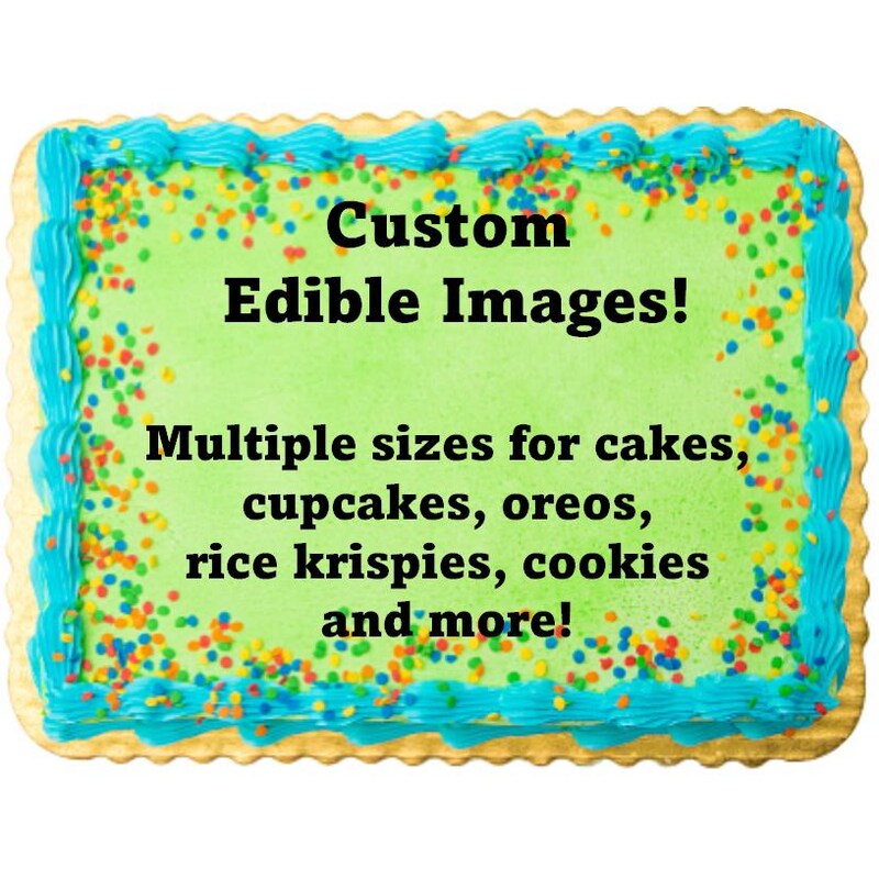 Edible Cake Topper - Etsy