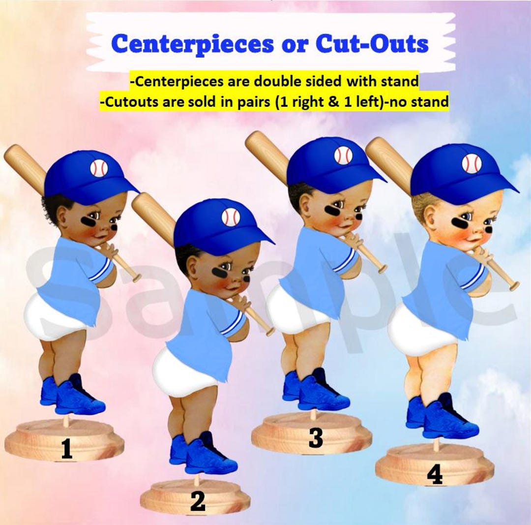 All Star Baseball Centerpieces, Baseball Baby Shower Centerpieces, All ...