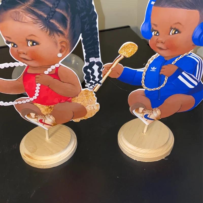 Beauty or Beats Table Centerpieces, Music Theme Microphone Decor, Hip ...