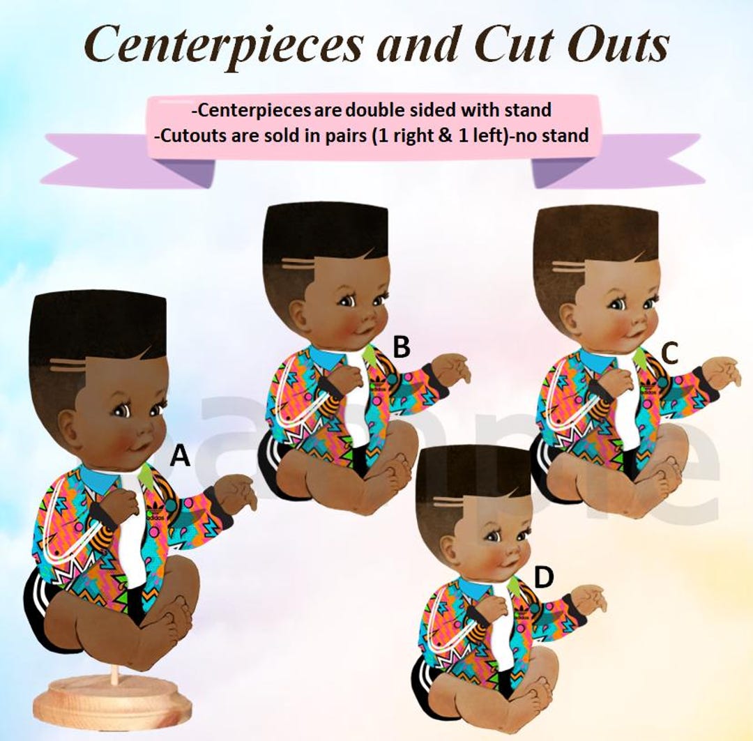 Hip Hop Baby Boy Centerpieces, Fresh Baby Prince Cut Outs, Prince Fresh ...
