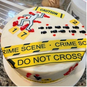 Edible Crime Scene Decals for Cakes and Cupcakes! Images Are Made From ...
