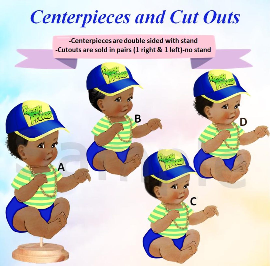 Prince Fresh Boy Centerpieces, Little Prince Fresh Cut Outs. Prince ...