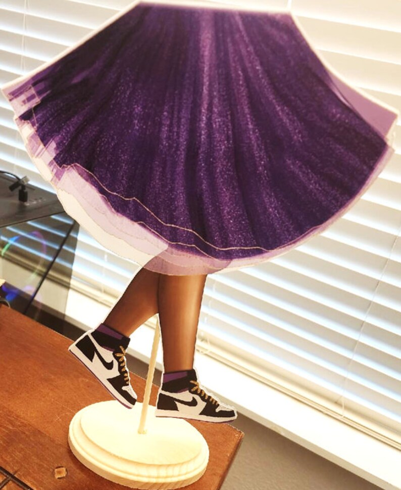 Sneaker Ball Legs Tutu Centerpiece With Stand OR Cut Outs - Etsy