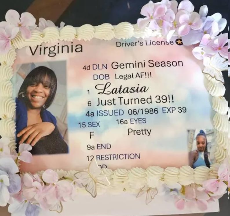 Personalized Drivers License Edible Cake Topper Image - Any State ...