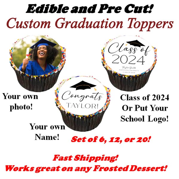 Graduation Cupcakes - Etsy