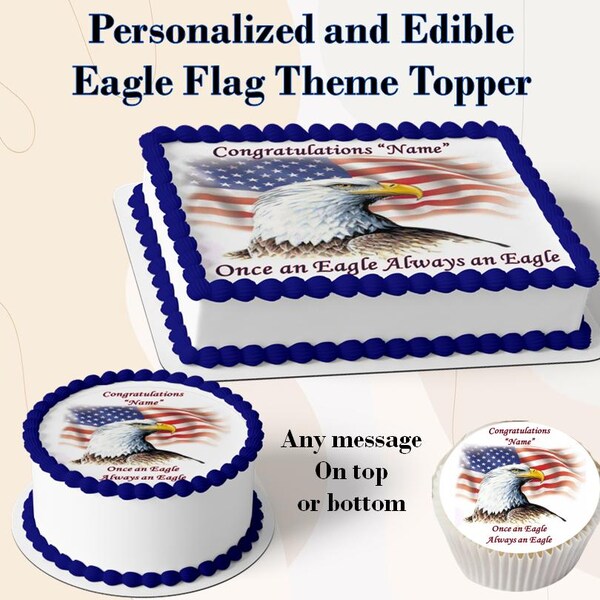Eagle Scout Cupcake Topper - Etsy